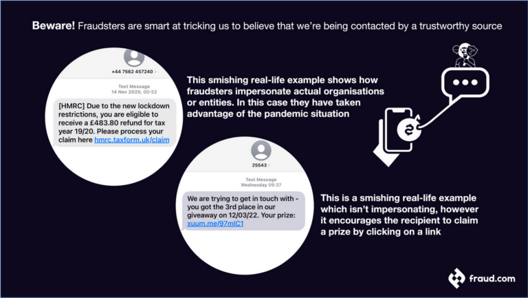 Phishing, smishing and vishing | Fraud.com