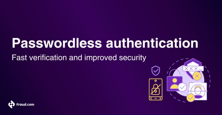 Passwordless authentication - Fast verification and improved security ...